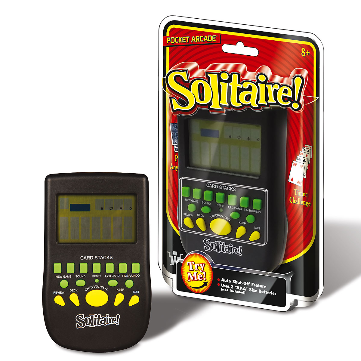 Classic Handheld Solitaire Game | Colorful Images