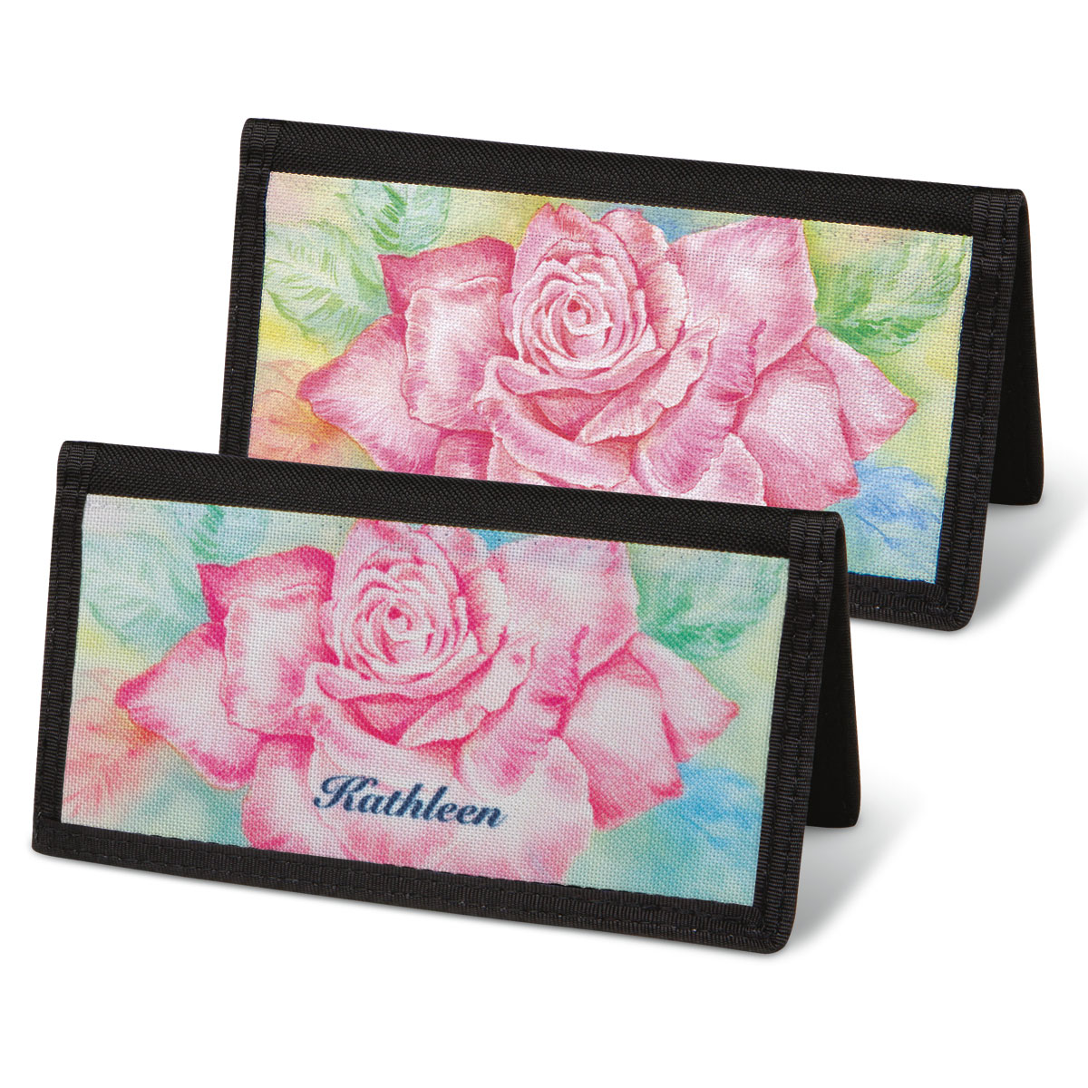 Floral Fancy Personal Checkbook Covers | Colorful Images