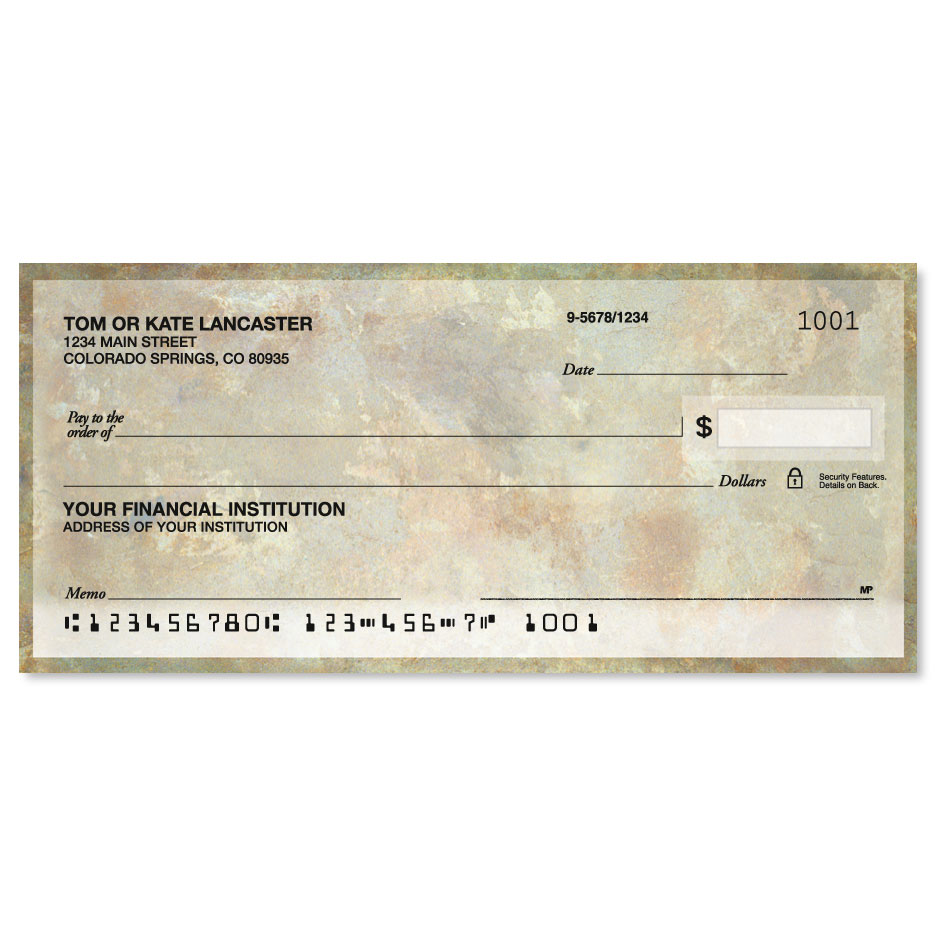 Tuscan Personal Checks | Colorful Images