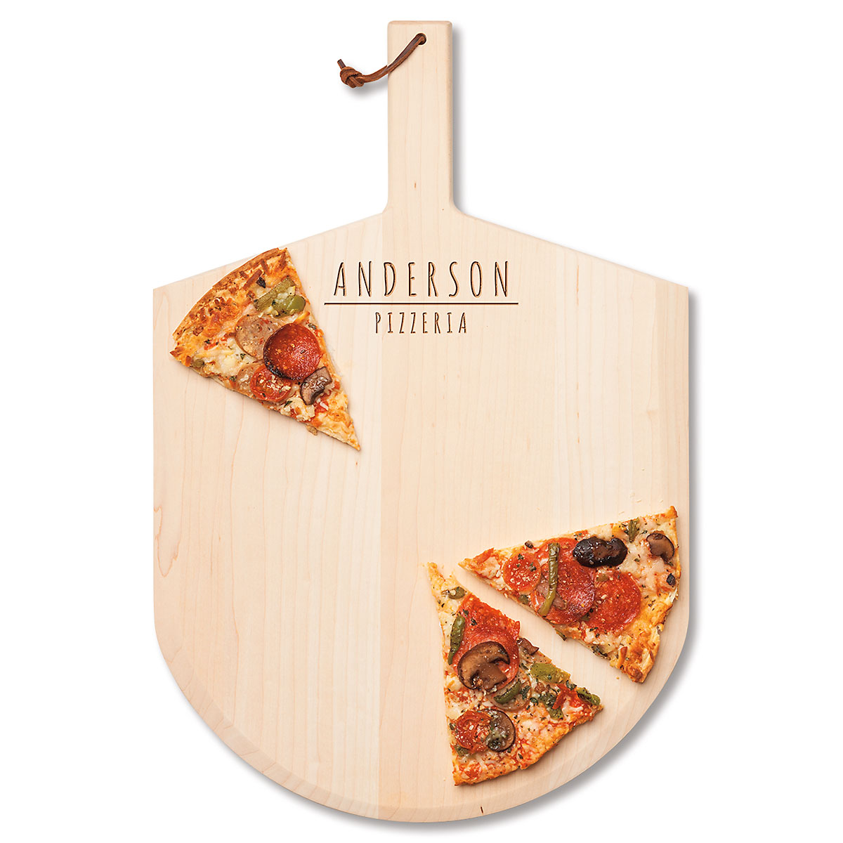 Maple Pizza Peel - Top Line Name | Colorful Images