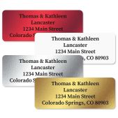 Foil Address Labels & Gold Foil Return Address Labels | Colorful Images