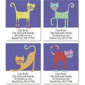 Cats Address Labels | Colorful Images