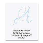 Monogram Address Labels & Monogram Return Address Labels | Colorful Images