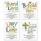 Religious Address Labels & Inspirational Address Labels | Colorful Images