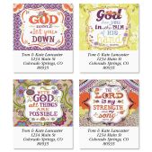 Religious Address Labels & Inspirational Address Labels | Colorful Images
