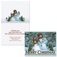 Christmas Small Note-Card-Size Greeting Cards | Colorful Images ...