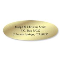 Foil Address Labels & Gold Foil Return Address Labels | Colorful Images