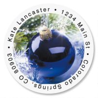 Round Address Labels & Circle Return Address Labels | Colorful Images