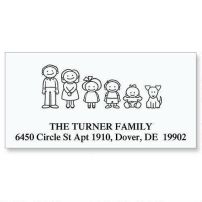Our Family Address Labels | Colorful Images