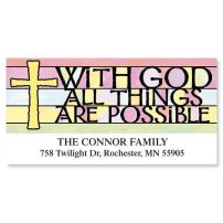 Religious Address Labels & Inspirational Address Labels | Colorful Images