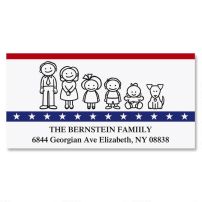 Our Family Address Labels | Colorful Images