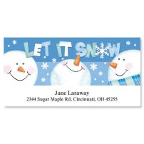 Snowman Address Labels | Colorful Images