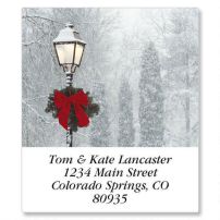 Snowy Scenes Christmas Address Labels | Colorful Images