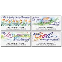 Religious Address Labels & Inspirational Address Labels | Colorful Images