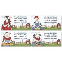 Farm Address Labels | Colorful Images