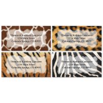 Animal and Wildlife Address Labels | Colorful Images