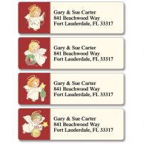 Christmas Angels Address Labels | Colorful Images