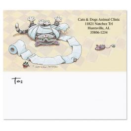 Cat Fun Package Labels | Colorful Images