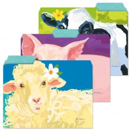 Barnyard Buddies File Folders | Colorful Images