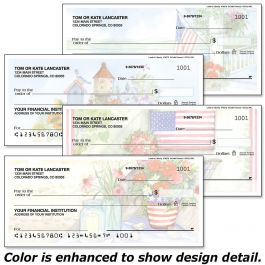 Land of Liberty Personal Checks | Colorful Images