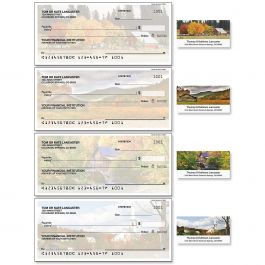 Rustic America Personal Checks | Colorful Images