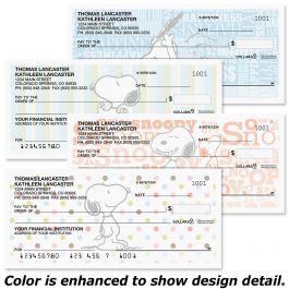 Snoopy Fun Personal Premium Checks | Colorful Images