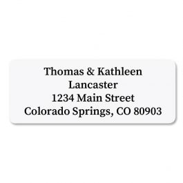 White Address Labels | Colorful Images