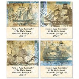 Sailing Ships Select Return Address Labels | Colorful Images