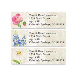 Western Bunch Classic Return Address Labels (3 Designs) | Colorful Images