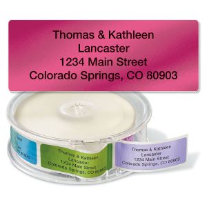 Address Labels Roll & Rolled Return Address Labels | Colorful Images