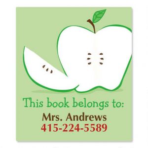 Book Plate Labels - Personalized Book Labels | Colorful Images