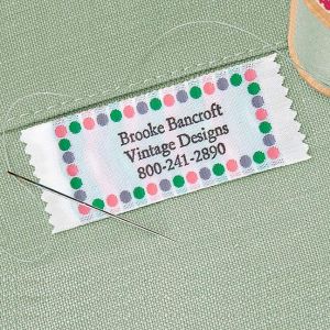 Personalized Sewing Labels & Made By Labels | Colorful Images