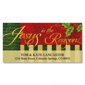 Faith, Religious Christmas Address Labels | Colorful Images