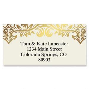 Foil Address Labels & Gold Foil Return Address Labels | Colorful Images