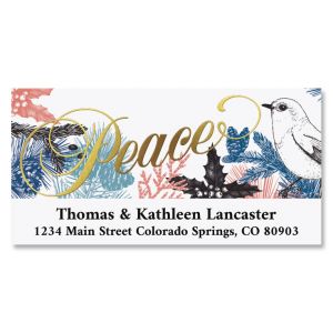 Faith, Religious Christmas Address Labels | Colorful Images