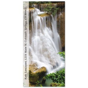 Waterfalls Address Labels | Colorful Images
