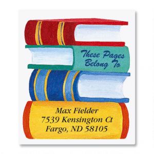 Book Plate Labels - Personalized Book Labels | Colorful Images