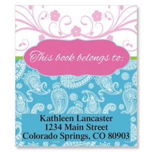 Book Plate Labels - Personalized Book Labels | Colorful Images