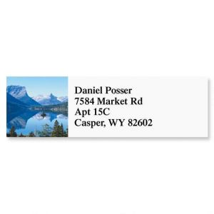 Mountains Address Labels | Colorful Images
