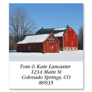 Farm Address Labels | Colorful Images