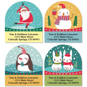 Diecut Address Labels & Diecut Return Address Labels | Colorful Images