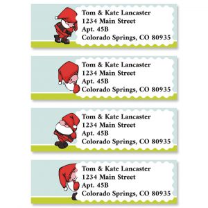 Santa Claus Address Labels | Colorful Images