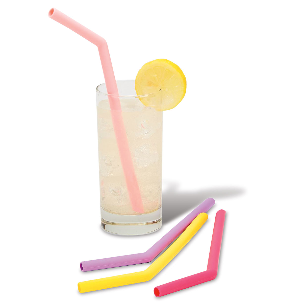 Set of 4 Eco Sipper Straws | Colorful Images
