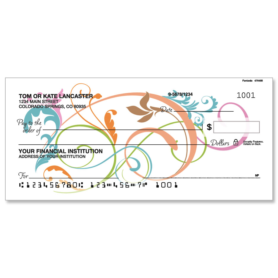 Fantasia Personal Checks | Colorful Images