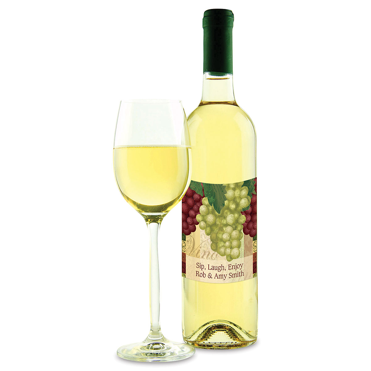 Tempting Treats Personalized Wine Labels | Colorful Images