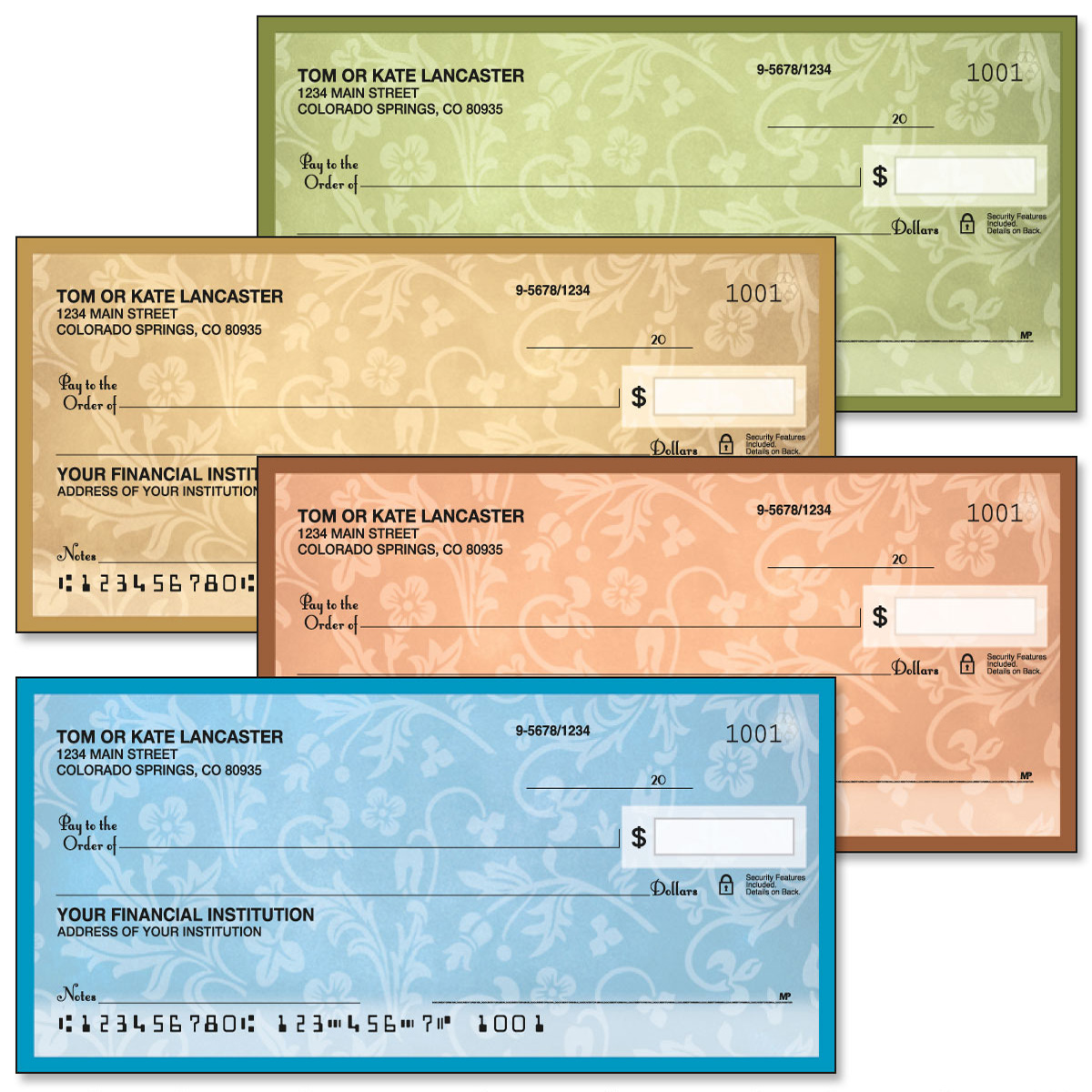 Fresco Personal Checks | Colorful Images