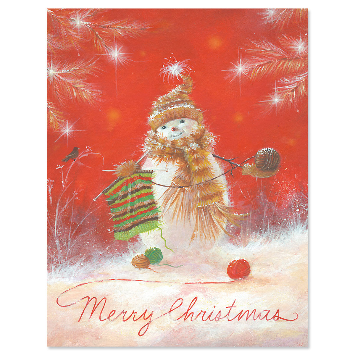 Handmade Happiness Note Card Size Christmas Cards | Colorful Images