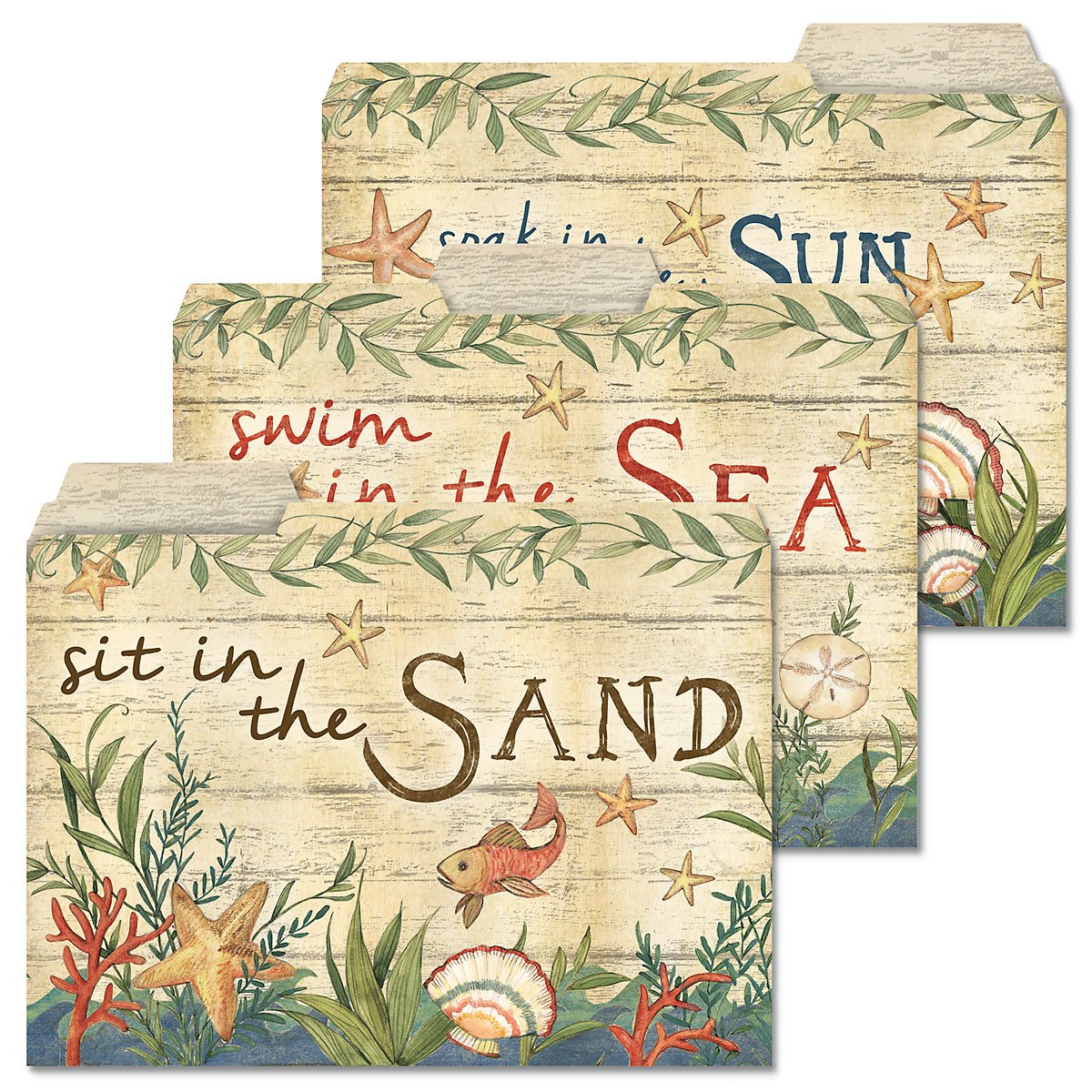 Seas the Day File Folders | Colorful Images