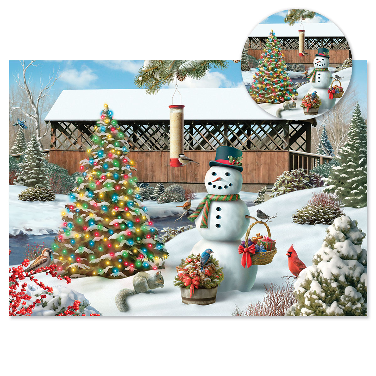 Countryside Christmas Cards | Colorful Images