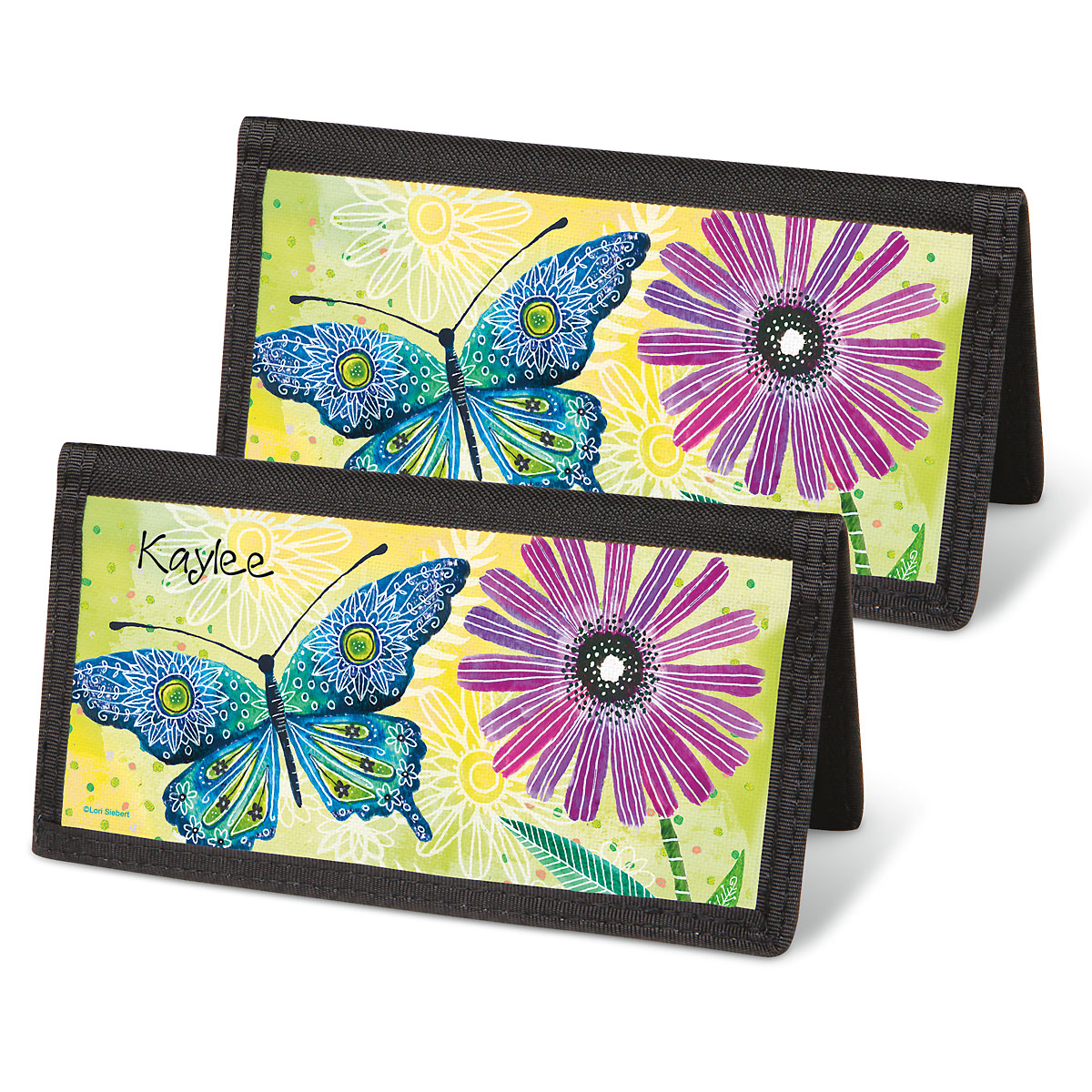Floral Flight Personal Checkbook Covers | Colorful Images